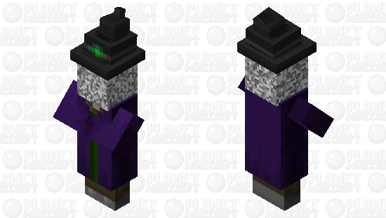 Minecraft Creepypasta - CURROPTED WITCH Minecraft Mob Skin