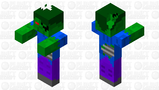 Robot Zombie Minecraft Mob Skin