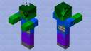 Robot Zombie Minecraft Mob Skin