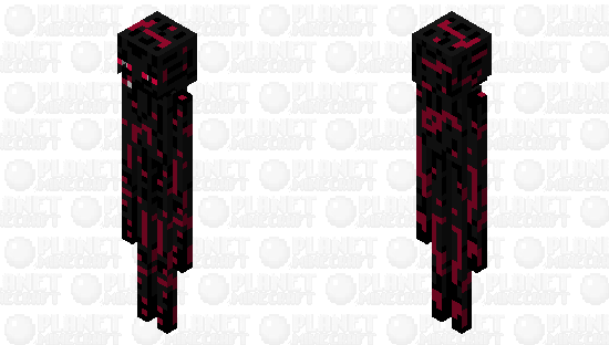 zombie enderman (bloody) Minecraft Mob Skin