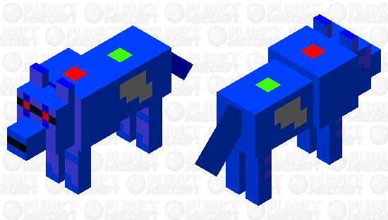 Evil Robotic Dog Minecraft Mob Skin
