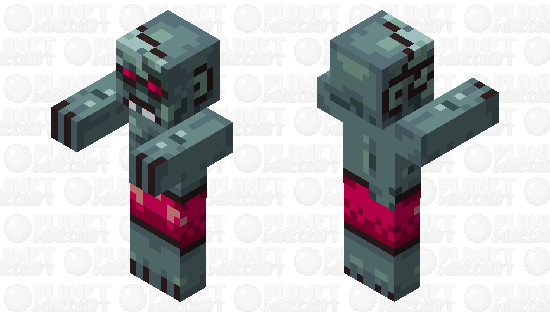 Urban Zombie Minecraft Mob Skin