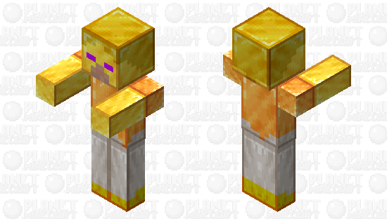 Golden Zombie Minecraft Mob Skin