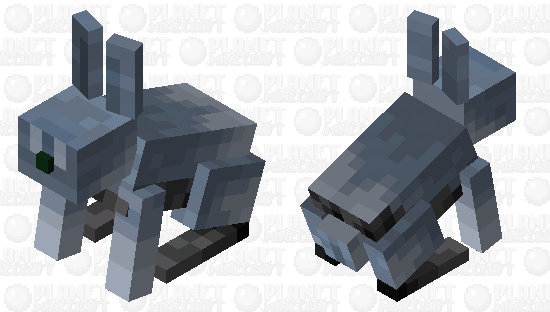 inverted rabbit Minecraft Mob Skin