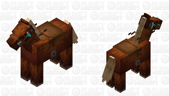 Sad horse :( Minecraft Mob Skin