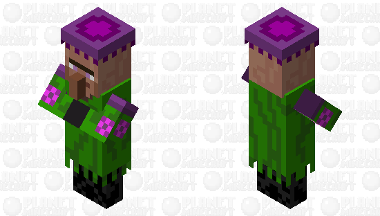 Lush vilager Minecraft Mob Skin