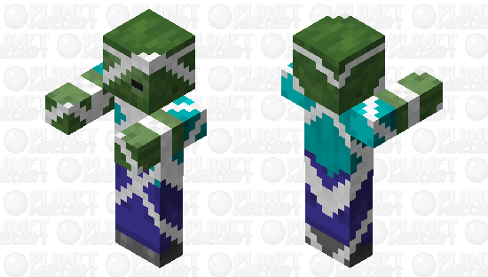 Toiletpapered Zombie Minecraft Mob Skin