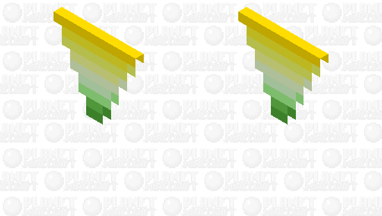 Green-Yellow Scarf Minecraft Mob Skin