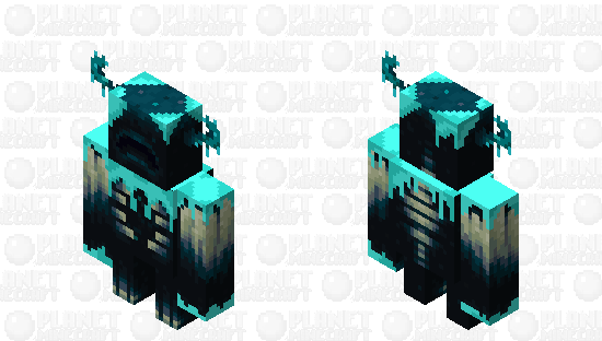 Frosty Warden Minecraft Mob Skin