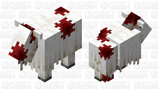 Gory Goat (Bloctober Fest) Minecraft Mob Skin