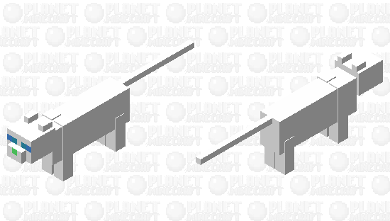 INVERTED BLACK CAT! Basically the black cat but with opposite colors ...