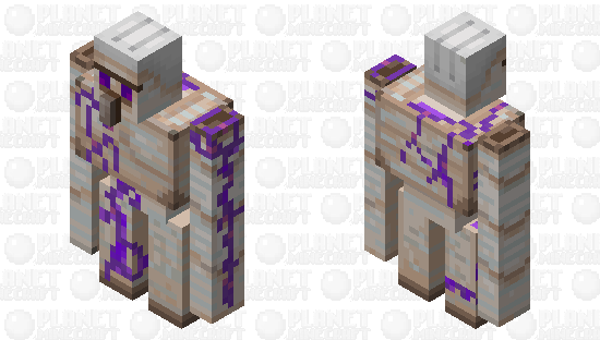 Corrupted Golem Minecraft Mob Skin