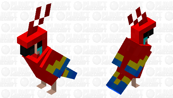 Sad parrot :( Minecraft Mob Skin