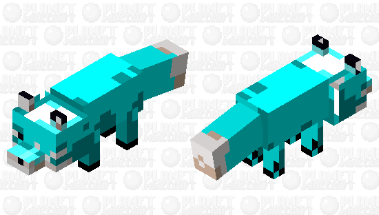 Diamond Fox In Java Minecraft Mob Skin