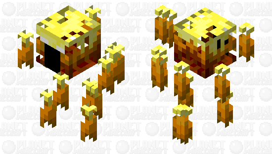 The Undead Blaze Minecraft Mob Skin