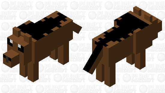 german sheperd Minecraft Mob Skin