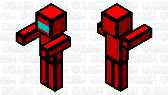 red is sus Minecraft Mob Skin