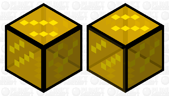 yellow stained glass Minecraft Mob Skin