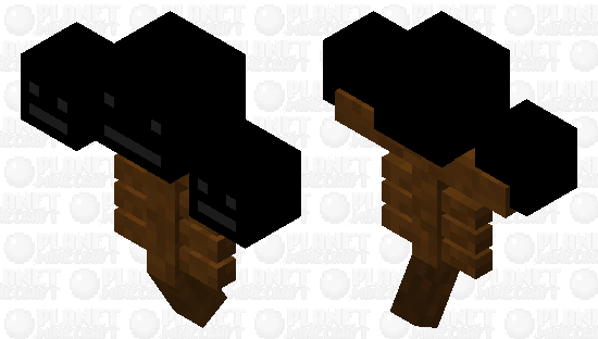 Wither spawn (blue wither armor) Minecraft Mob Skin