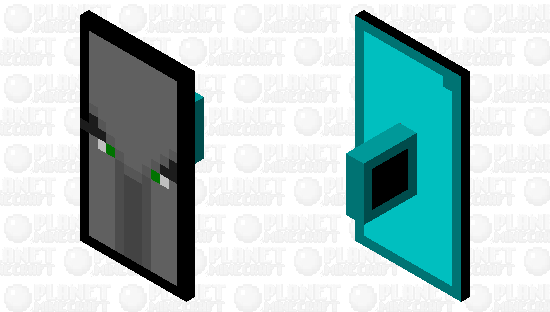 Diamond Illager Sheild Minecraft Mob Skin