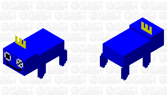 Blue rainbow friend Minecraft Mob Skin