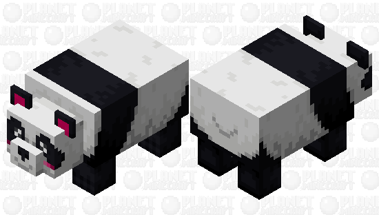 Happy panda Minecraft Mob Skin