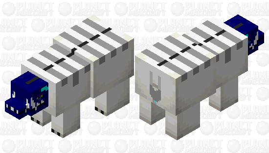 Subnautica Snow Stalker Minecraft Mob Skin