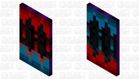 red and blue cape Minecraft Mob Skin