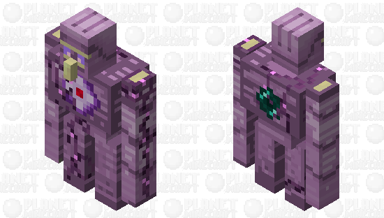Purpur Golem Minecraft Mob Skin