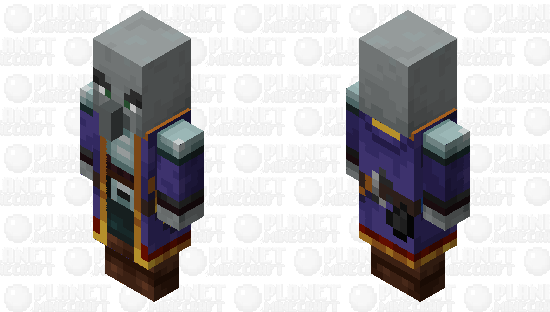 Wandering trader illager (Retexure) Minecraft Mob Skin