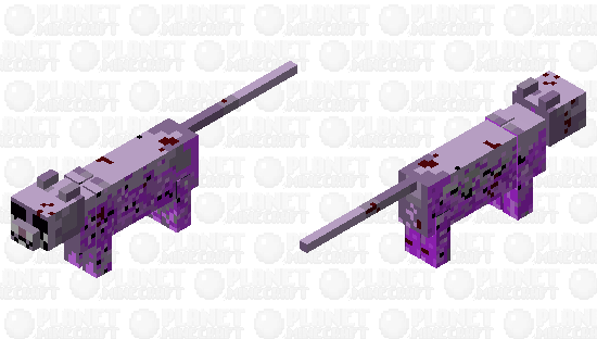 Demonic Little Gray Cat 2.0 Minecraft Mob Skin