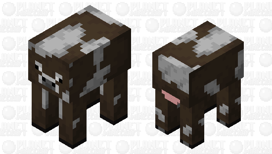flat head cow Minecraft Mob Skin