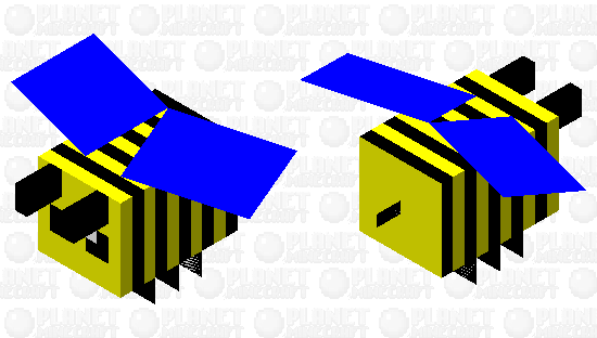 cute bee Minecraft Mob Skin