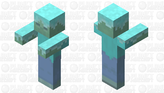 Frozen Zombie (old) Minecraft Mob Skin