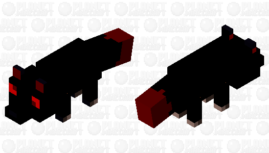 Demon huge fuzzy kitty thingy Minecraft Mob Skin