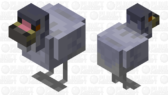 Ameraucana hen Minecraft Mob Skin