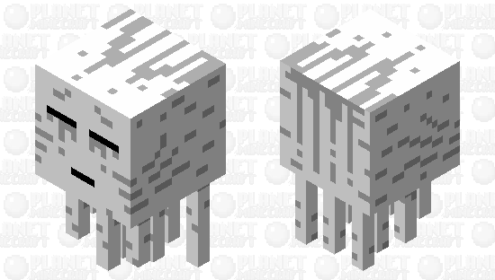 NES ghast Minecraft Mob Skin