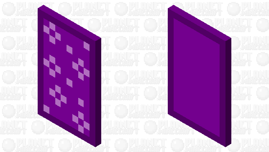 purpale flower cape Minecraft Mob Skin