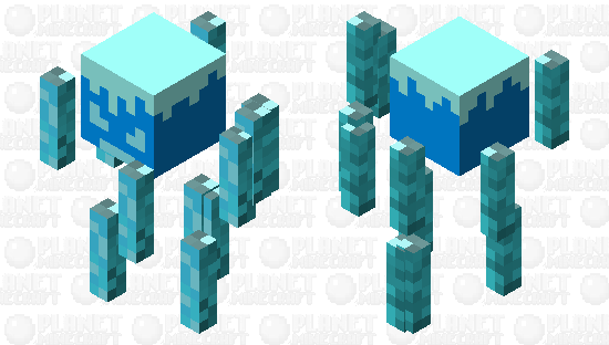 icy blaze Minecraft Mob Skin