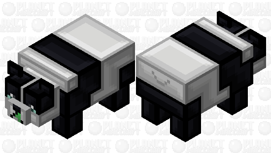 ShiNeaL's Simplastic Weak Panda Minecraft Mob Skin