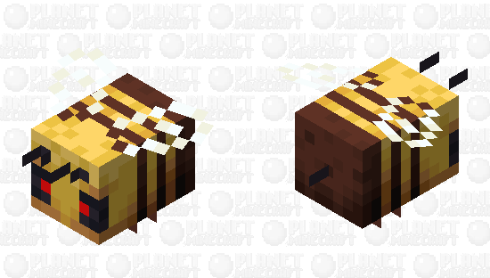 Evil Bee (Passive Type) Minecraft Mob Skin