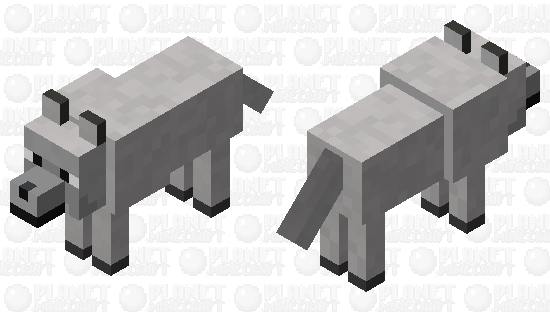 Better Wolf Minecraft Mob Skin