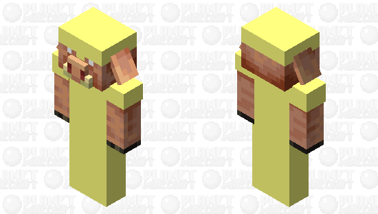 Golden Armored Piglin Minecraft Mob Skin