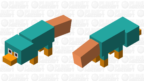 Perry the Platypus Minecraft Mob Skin