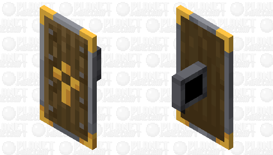 Basher illager Shield Minecraft Mob Skin