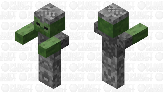 Armored Zombie Minecraft Mob Skin