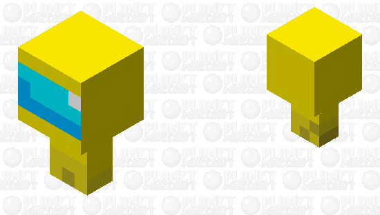 Yellow Crewmate Ally (SHADED) Minecraft Mob Skin