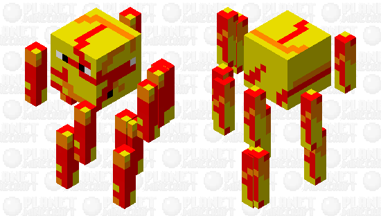 New Blaze Texture Minecraft Mob Skin