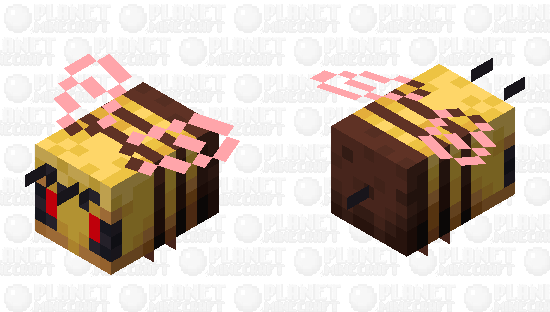 ANGY BEE Minecraft Mob Skin