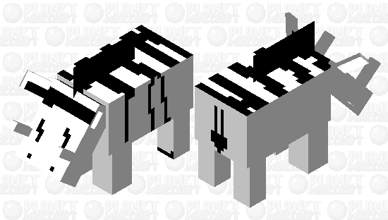 Zebra Minecraft Mob Skin